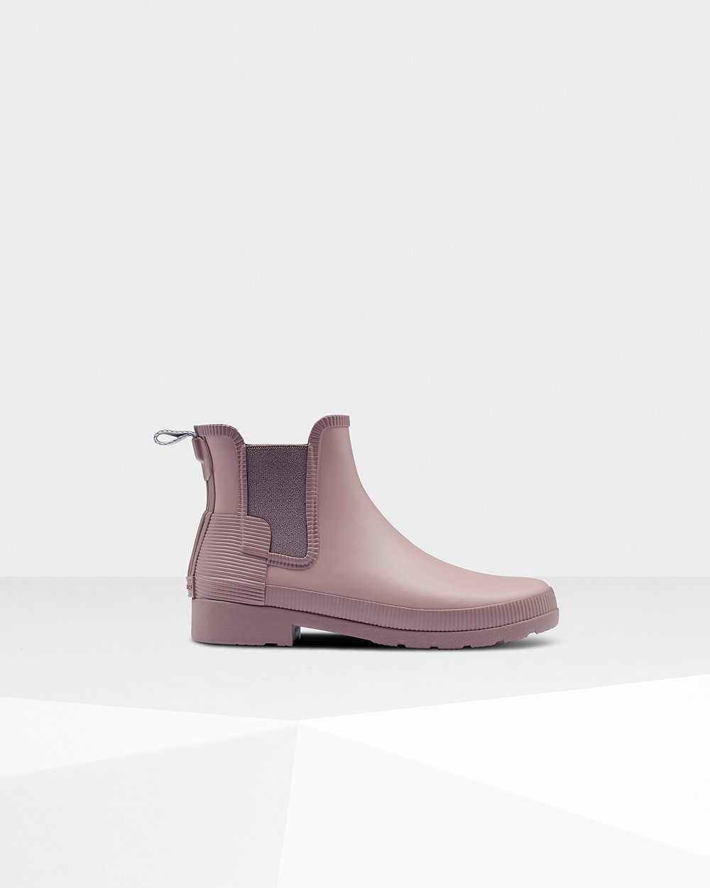Womens Hunter Boots Sale - Hunter Chelsea Boots Pink/Purple - Hunter ...